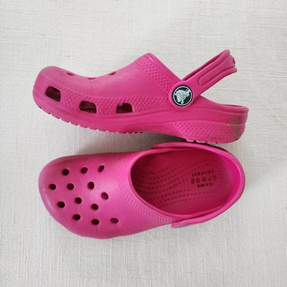 Nostalgic Baby Vintage | Shoes | Crocs Hot Pink Shoes Toddler 1 | Poshmark
